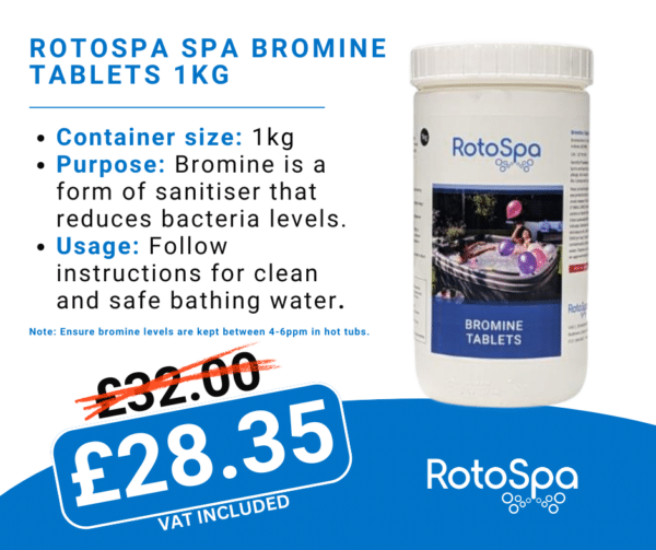 Spa bromine tablets 1kg | RotoSpa