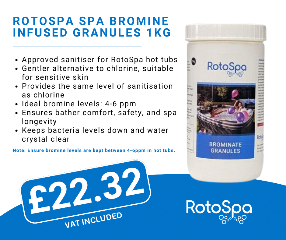 Spa bromine infused granules 1kg | RotoSpa