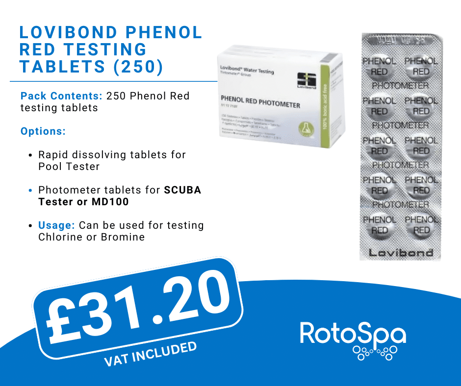 Lovibond Phenol Red Testing Tablets | RotoSpa